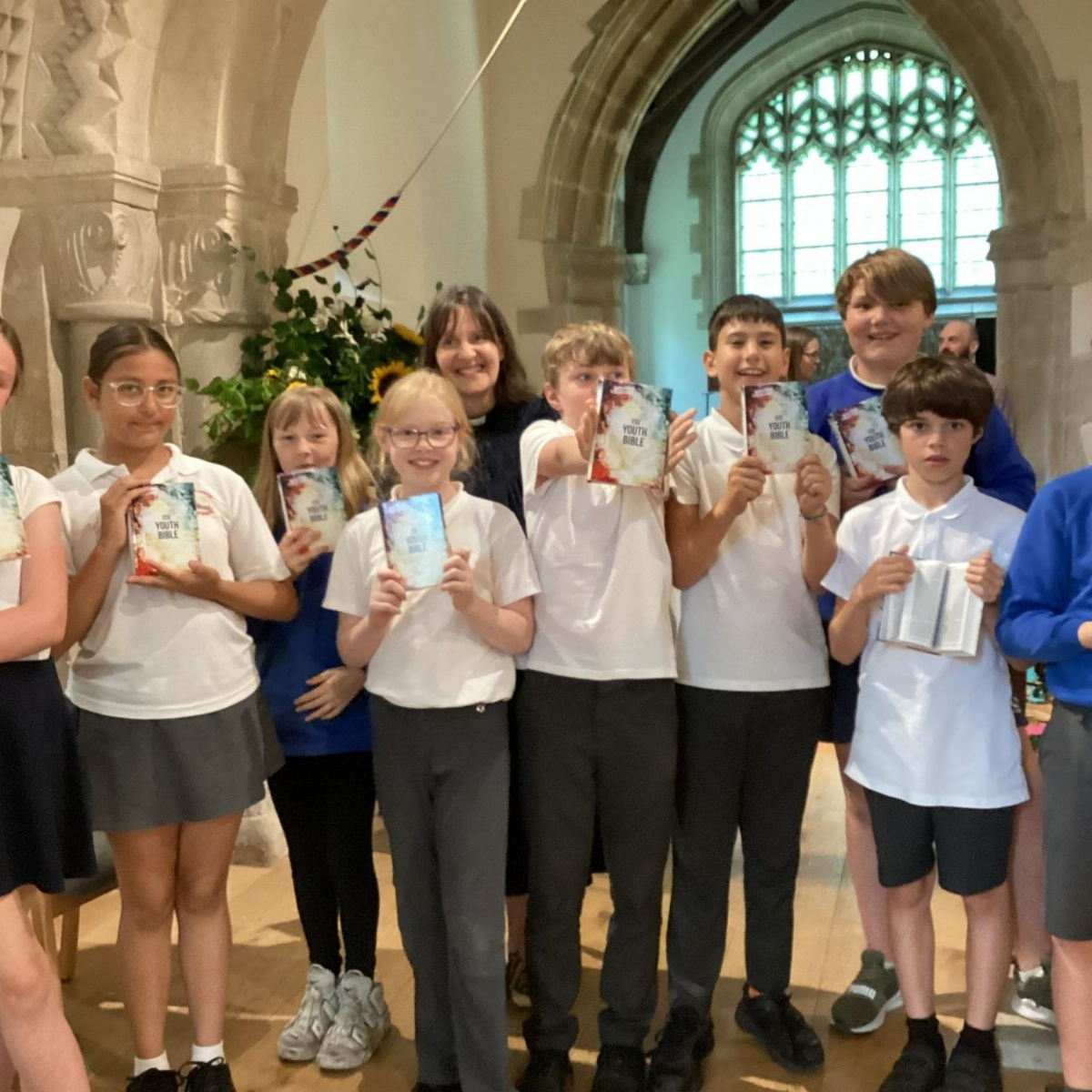 Stanton St Quintin - End of Church Service